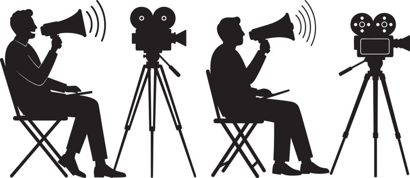 Film Director Silhouette