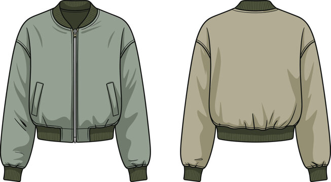 Bomber Jacket Vector