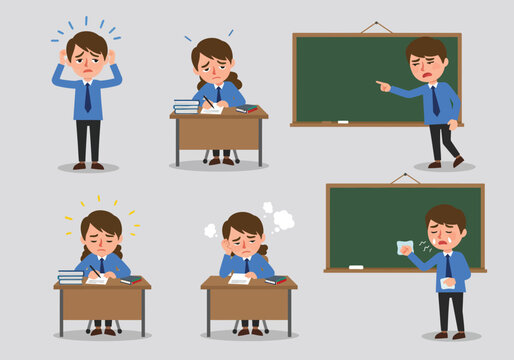 Exam Stress Cartoon Images – Browse 3,830 Stock Photos, Vectors, and ...