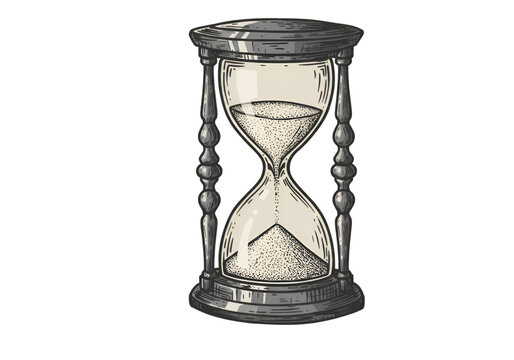 Sand Timer Drawing