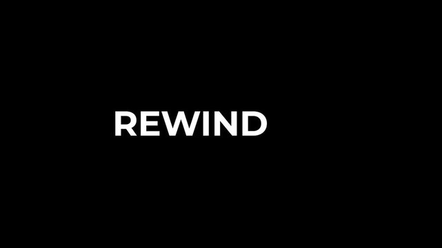 rewind symbol overlay