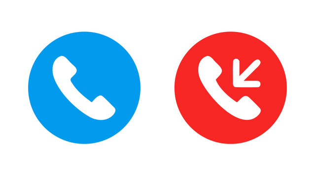 iphone call icon vector