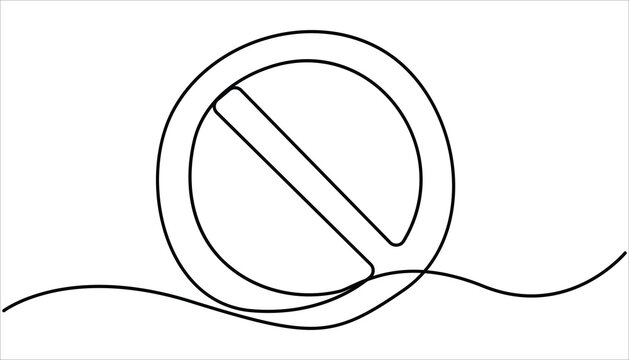 Stop Sign Outline Clipart