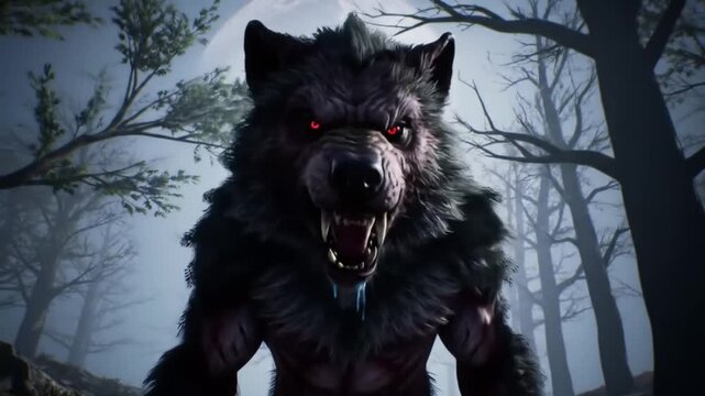 snarling wolf wallpaper