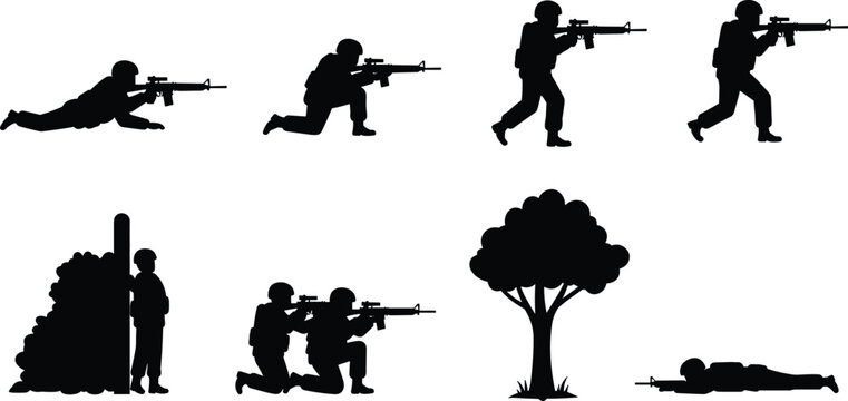 Running With Gun Pose Reference