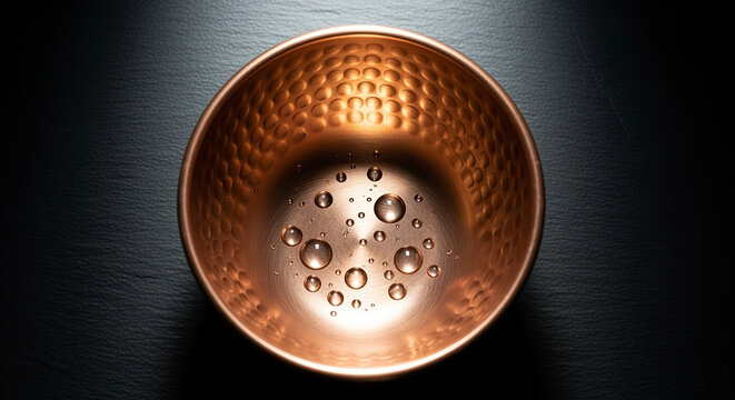 hammered copper effect wallpaper