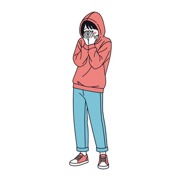 Shy Person Drawing Easy