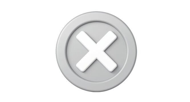 gray close button