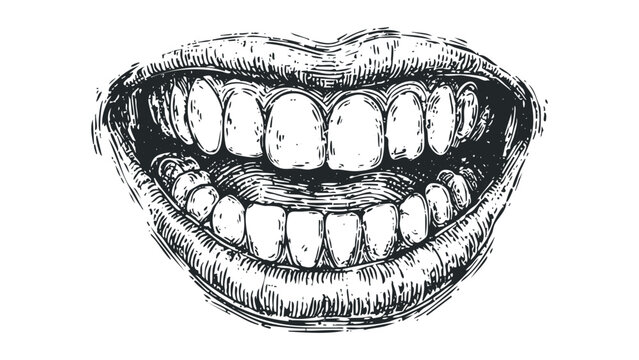 Grin Drawing