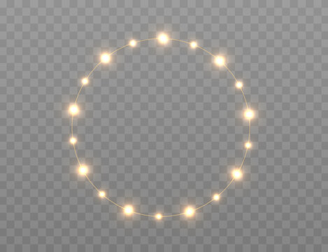 Christmas Light String Vector - Images et vidéos libres de droits ...
