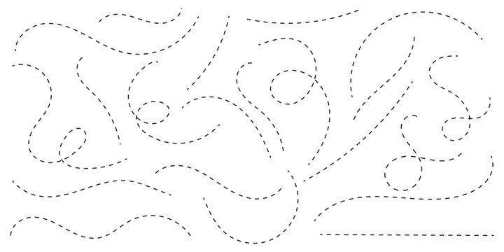 curved dotted line css