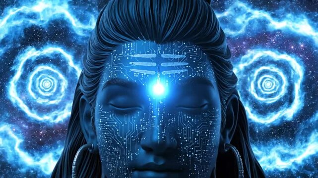 third eye shiva opened