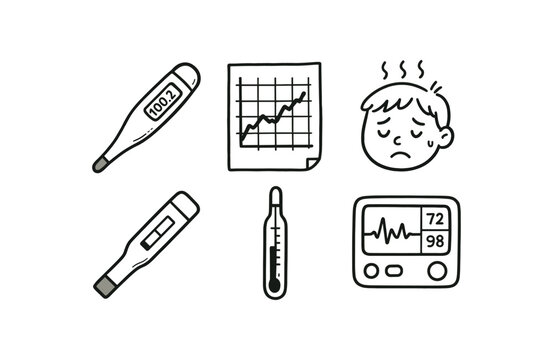 Dessiner Un Thermomètre - Images et vidéos libres de droits | Adobe Stock