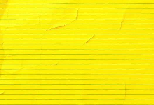 Yellow Notebook Paper Background