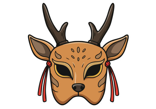 deer mask printable