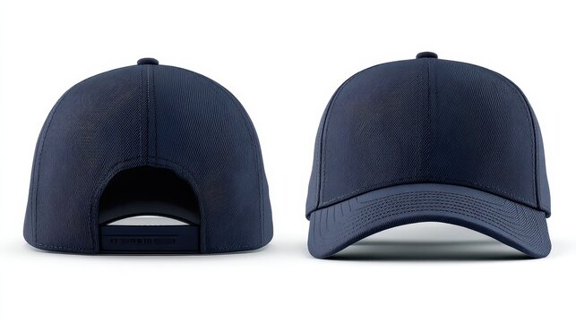 baseball caps back view