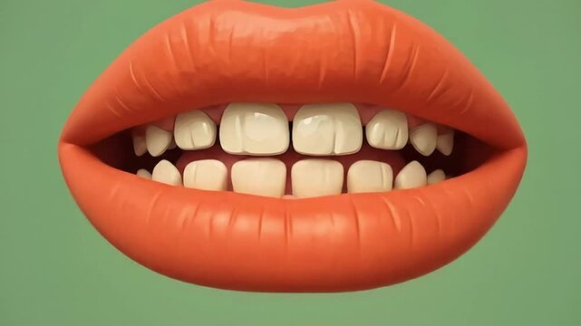 slightly open mouth reference