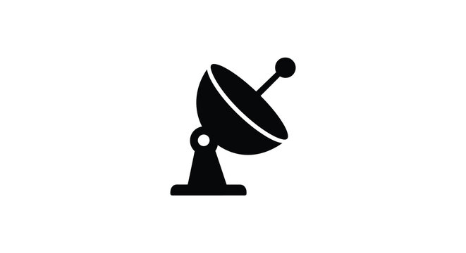 satellite icon vector