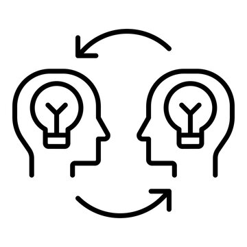 knowledge sharing session icon