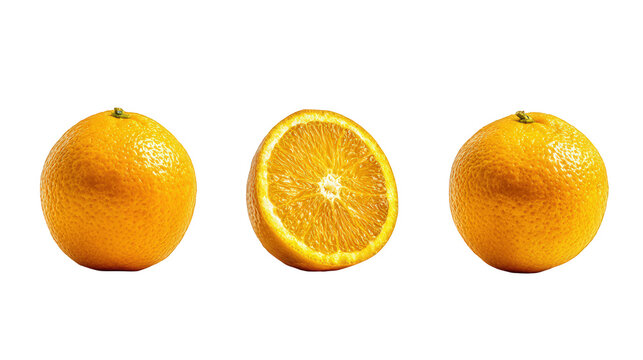 three oranges clipart