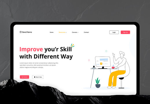Log In Portal Templates – Browse 1 Stock Photos, Vectors, and Video ...
