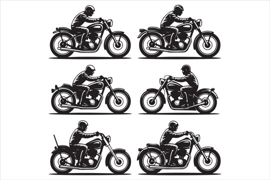 vector bikers