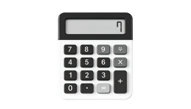 6 Number Black Screen PNGs – Transparent Background Images | PikWizard