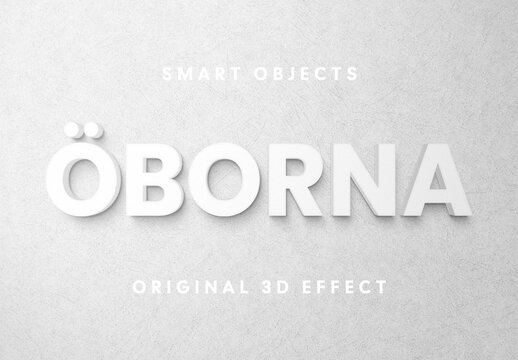 White 3D Text Effect Mockup Images – Browse 4,306 Stock Photos, Vectors ...
