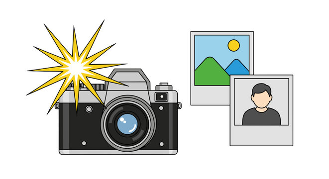 animated camera flash