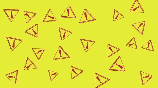 warning background design