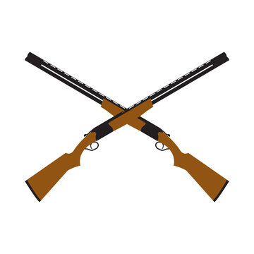 two shotguns crossed