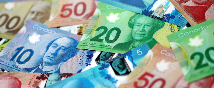 Canadian Money Background