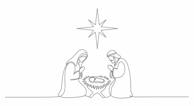 nativity printable art