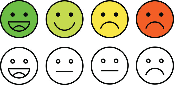 smiley face customer feedback