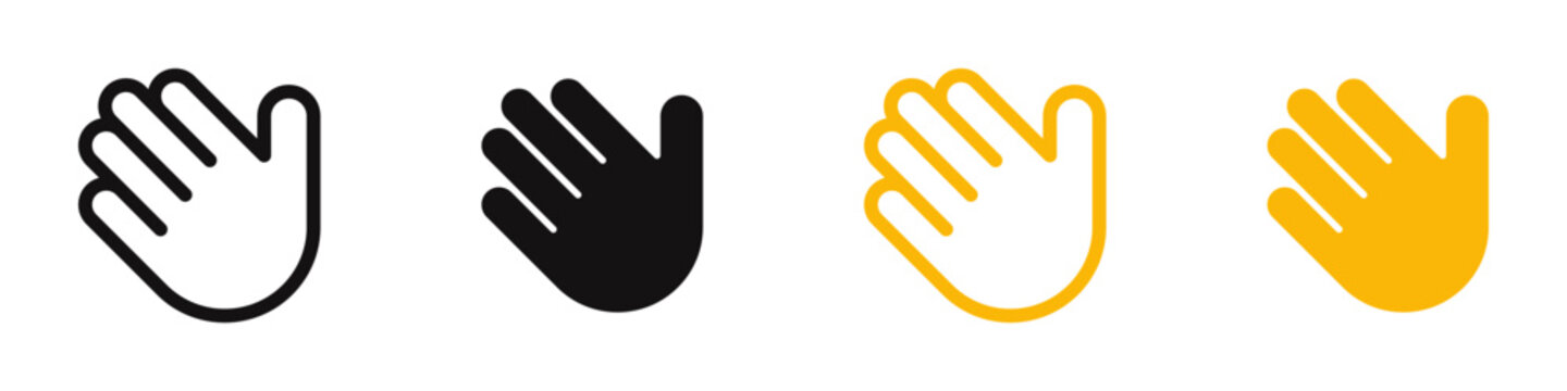 hand wave icon html