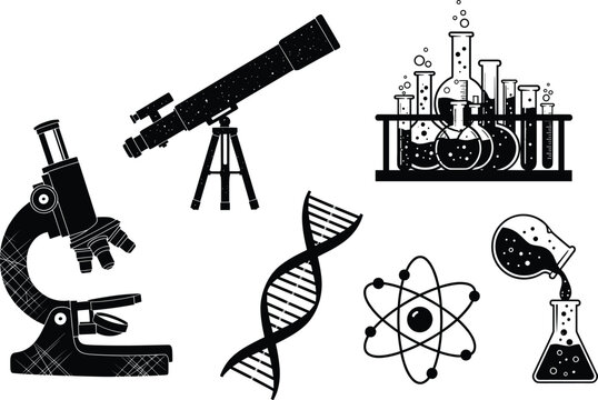 science lab icons