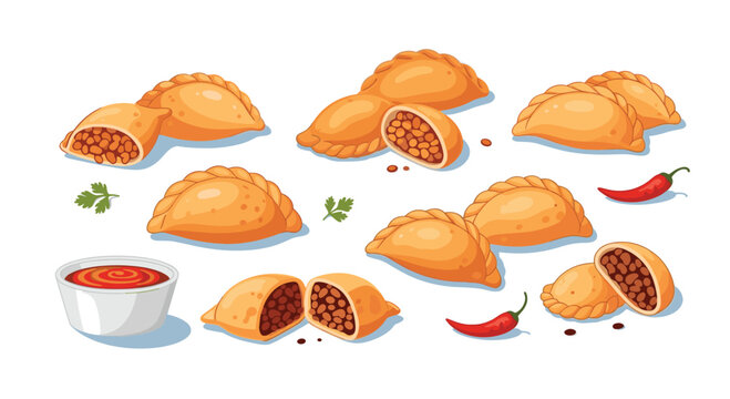empanada vector free