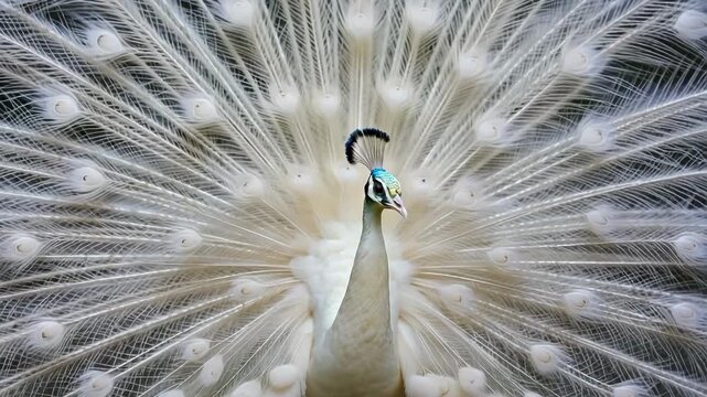white peacock