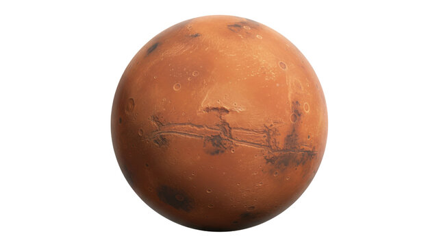 mars white background