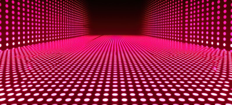 pink led lights background