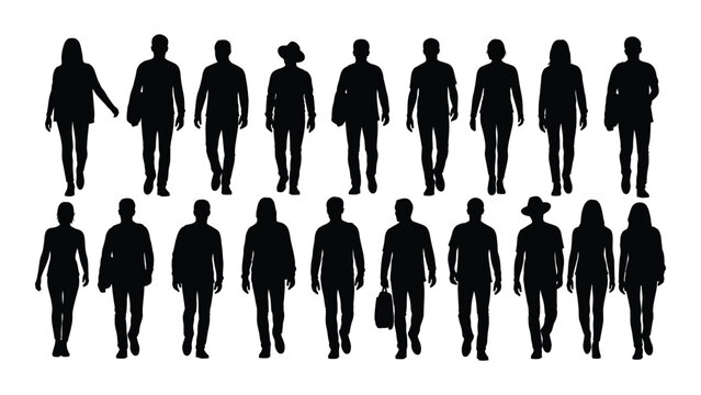 crowd clipart simple