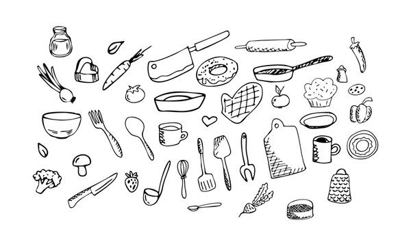 household objects drawing