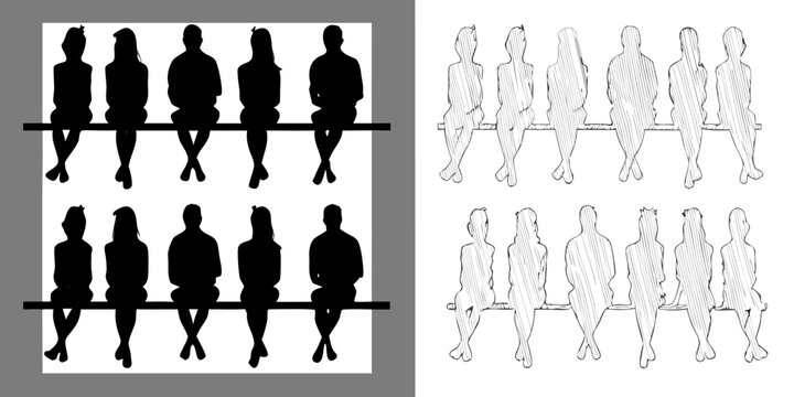 human outline synonym