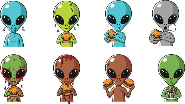 cartoon alien