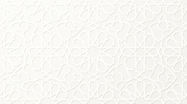 seamless pattern white background