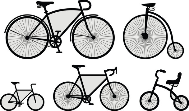 road bike vector