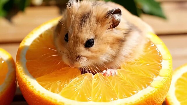 yellow dwarf hamster